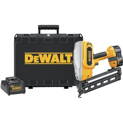 Dewalt angled finish nailer cordless store